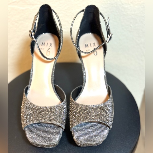 Mix No. 6 | Shoes | Mix No 6 Shimmer Platform Heels | Poshmark